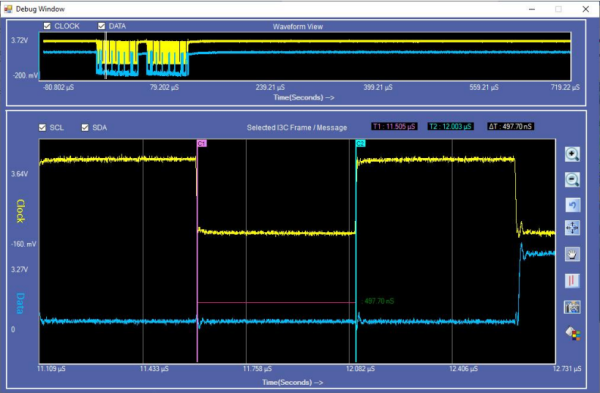 I3C Protocol Trigger and Decode Software Datasheet.